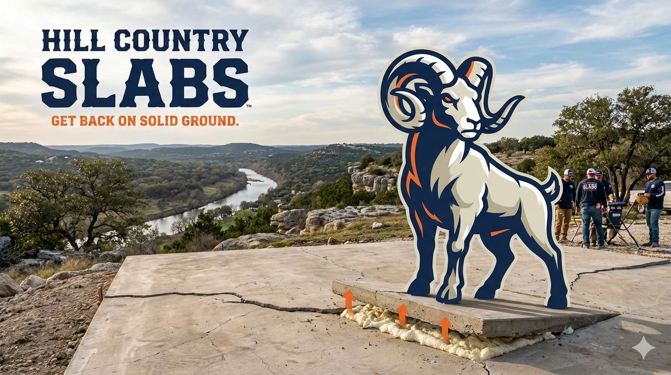Concrete Leveling & Lifting in Texas | Hill Country Slabs